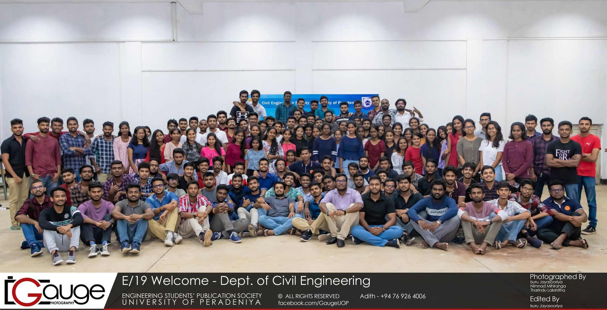 Departmental Welcome Party of E19 Civil Students